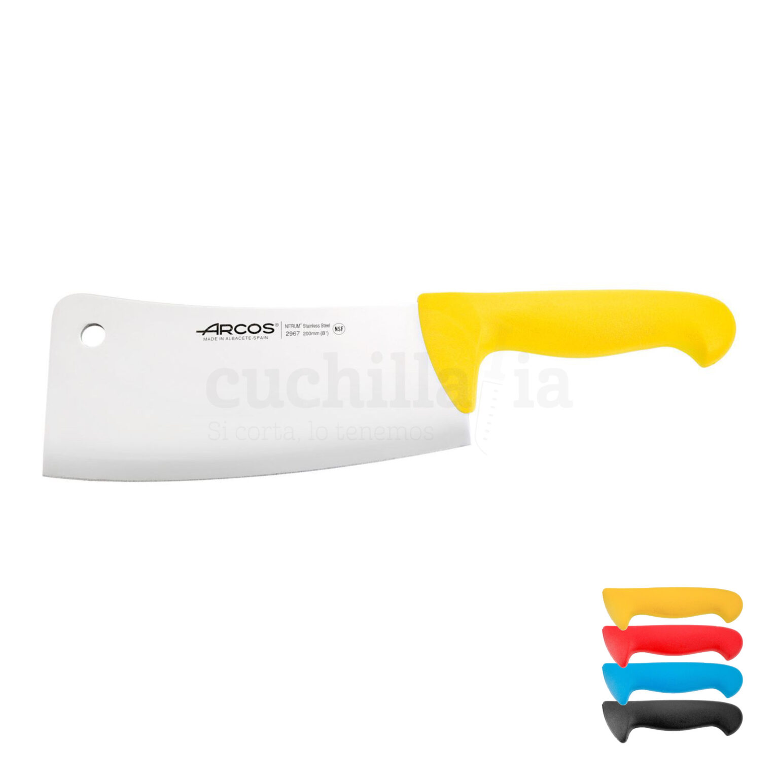 Macheta de 20 cm 530 g mango ergonómico Arcos 2967 - Cuchillalia.com