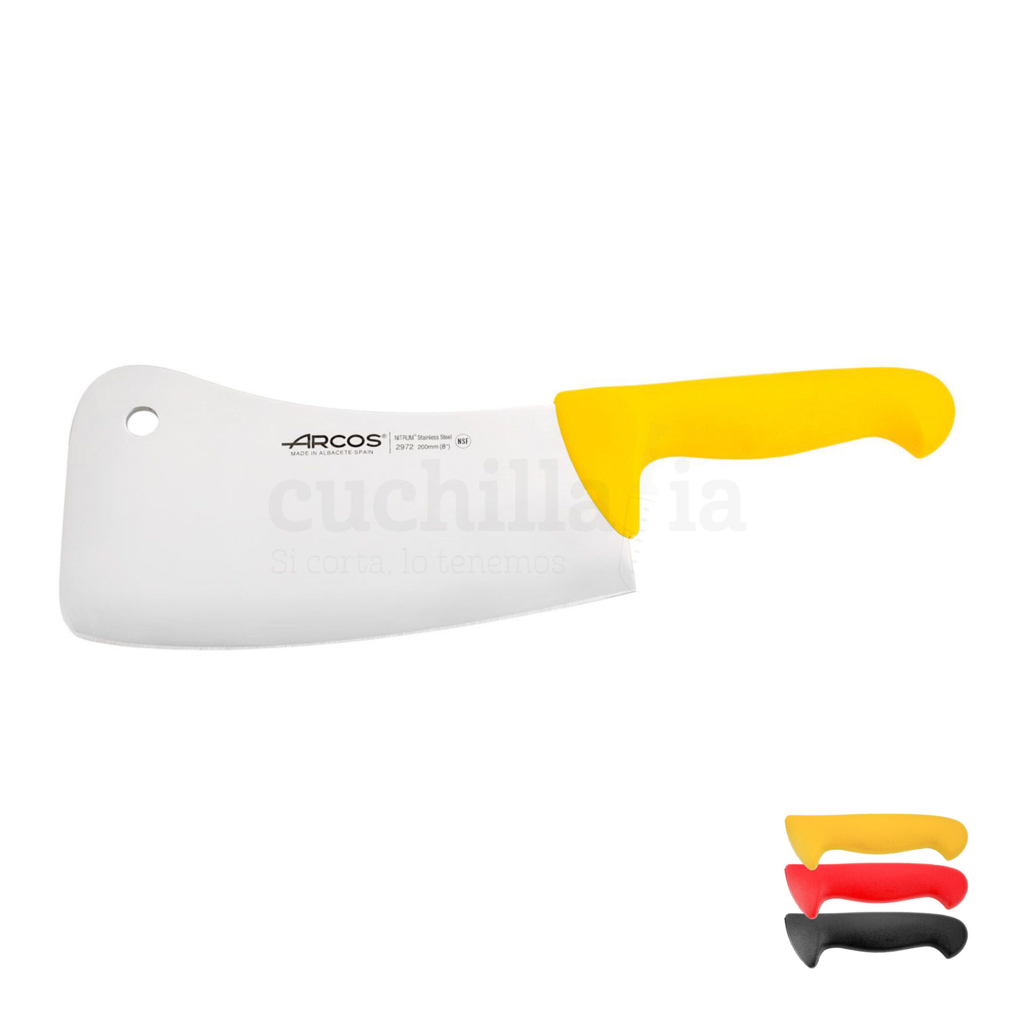 Macheta de 20 cm 570 g mango ergonómico Arcos 2972 - Cuchillalia.com